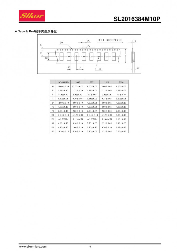 SCTF SL2016384M10P technical document page 4