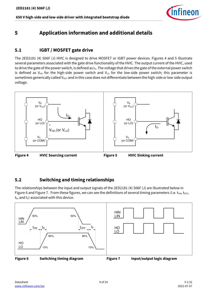 Infineon 2ED2181S06FXUMA1 datasheet page 9