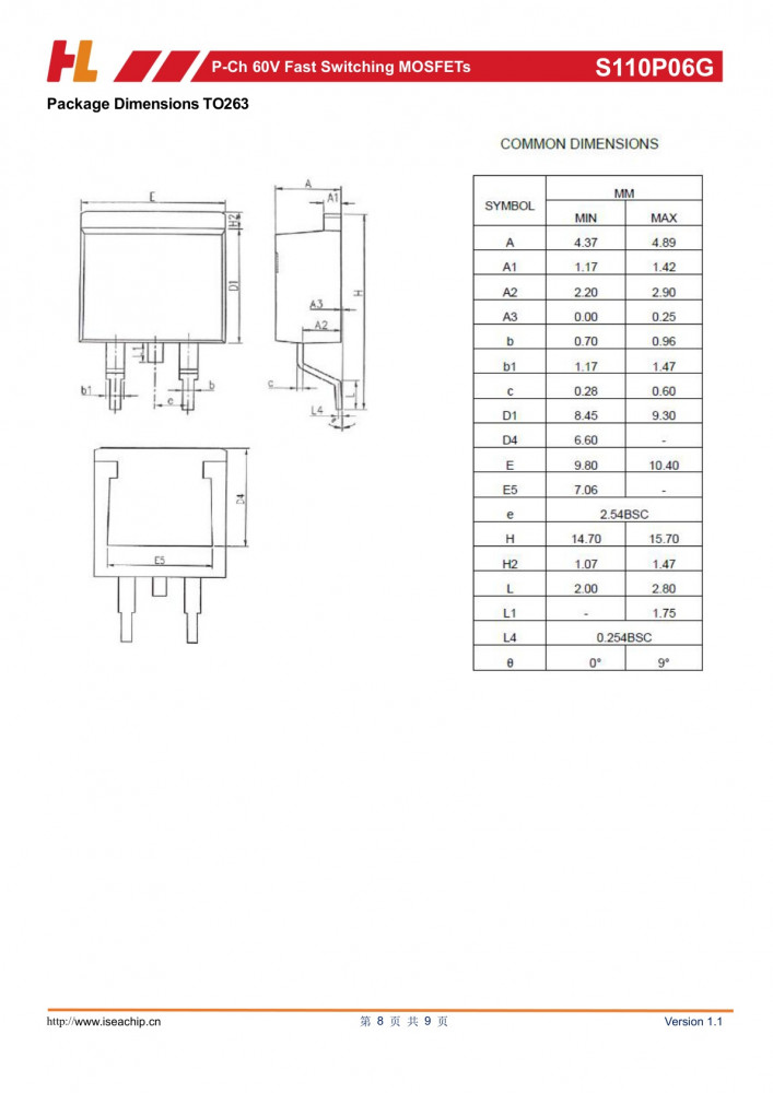 S110P06G datasheet page 8