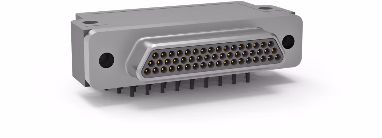 AirBorn M Series, Micro-D Board Mount Plug, 0.050