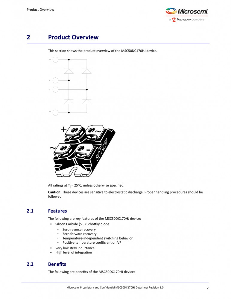 MSC50DC170HJ datasheet page 4