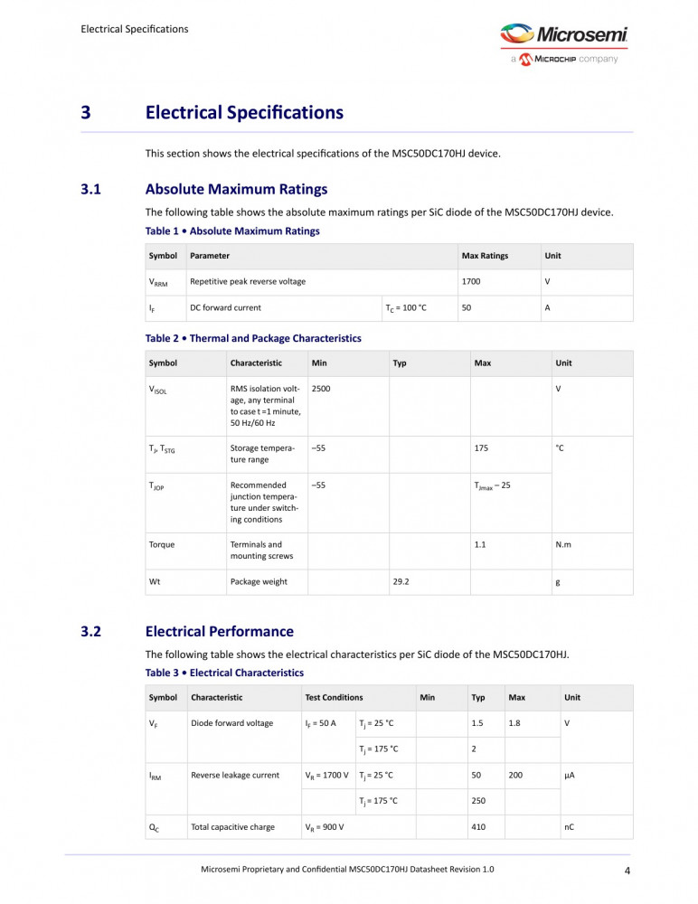 MSC50DC170HJ datasheet page 6