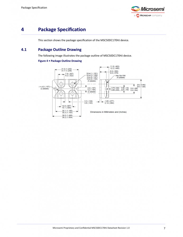 MSC50DC170HJ datasheet page 9