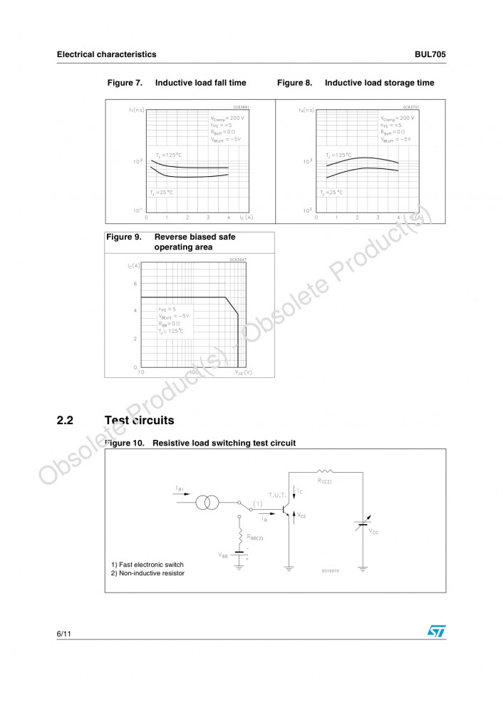 BUL705 datasheet page 6
