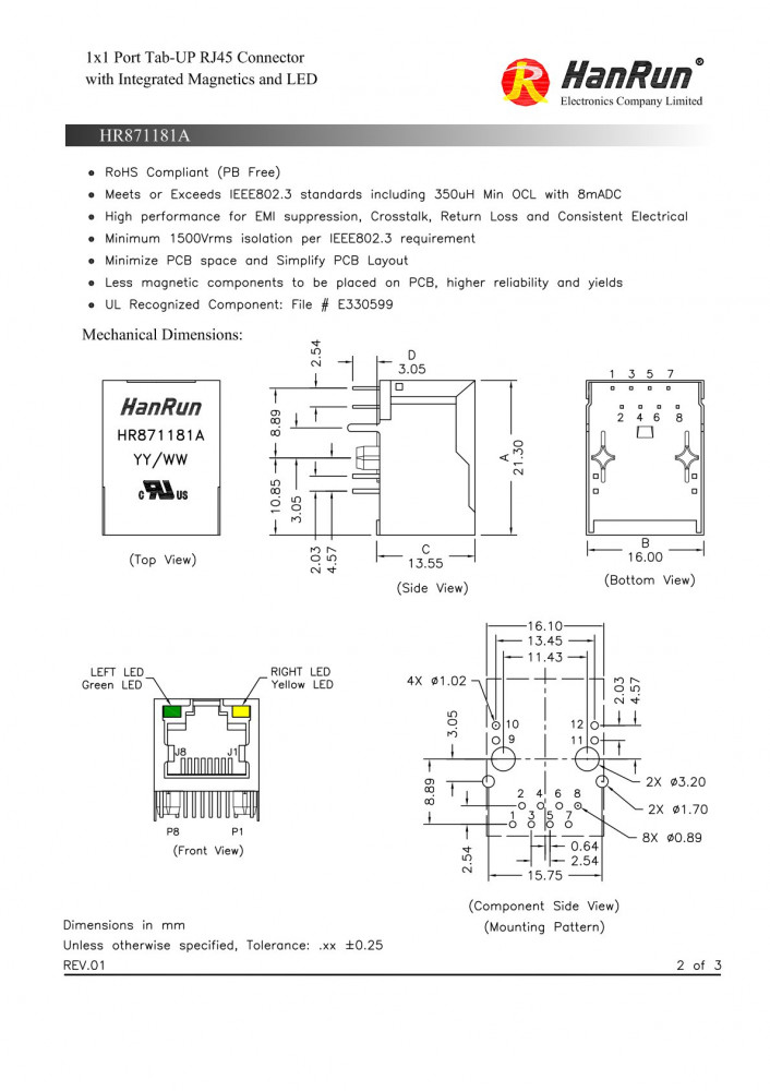 HR871181A documentation page 2