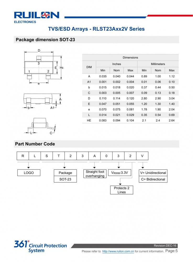 RLST23A032V datasheet page 6