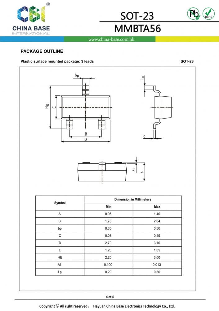 MMBTA56 datasheet page 4