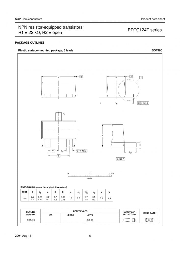 PDTC124T datasheet page 7