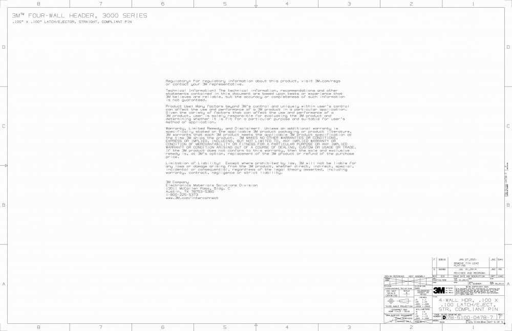 3M 3000 Series header document page 5