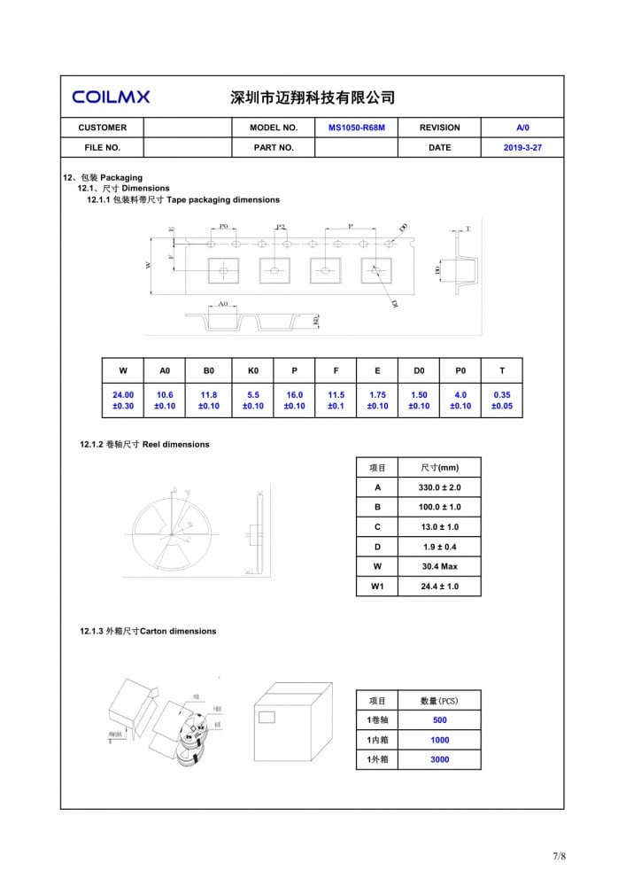 MS1050-R68M datasheet page 7