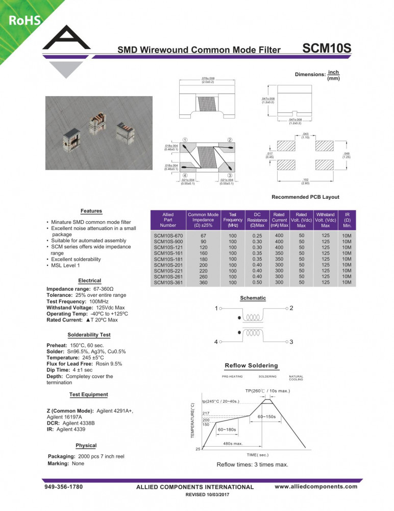 SCM10S-670 document page 1