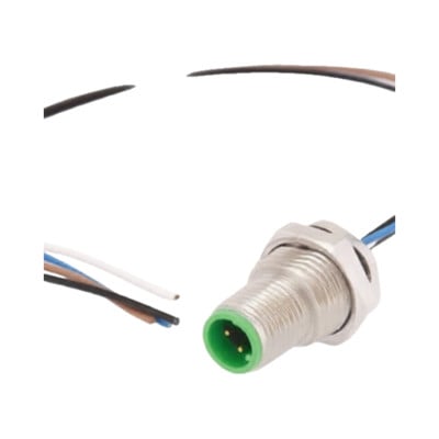 L-com REC-M83FF-LEADS Circular Cable Assembly