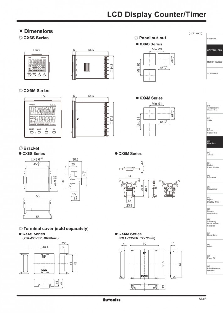 CX Series document page 5