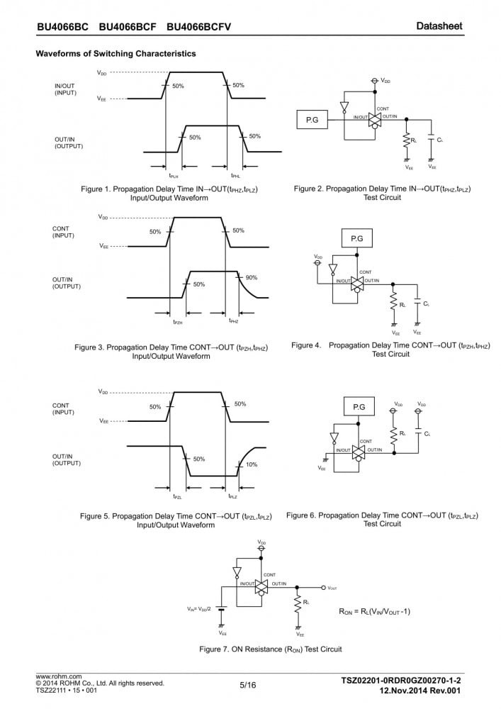 BU4066BCFV-E2 datasheet page 5