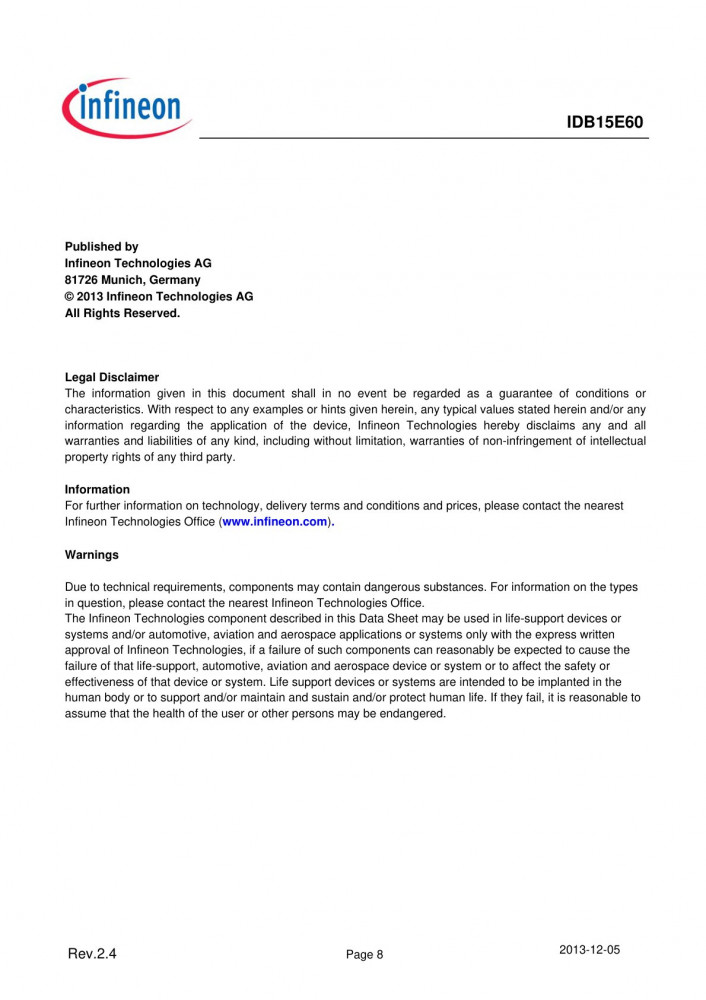 IDB15E60 datasheet page 8