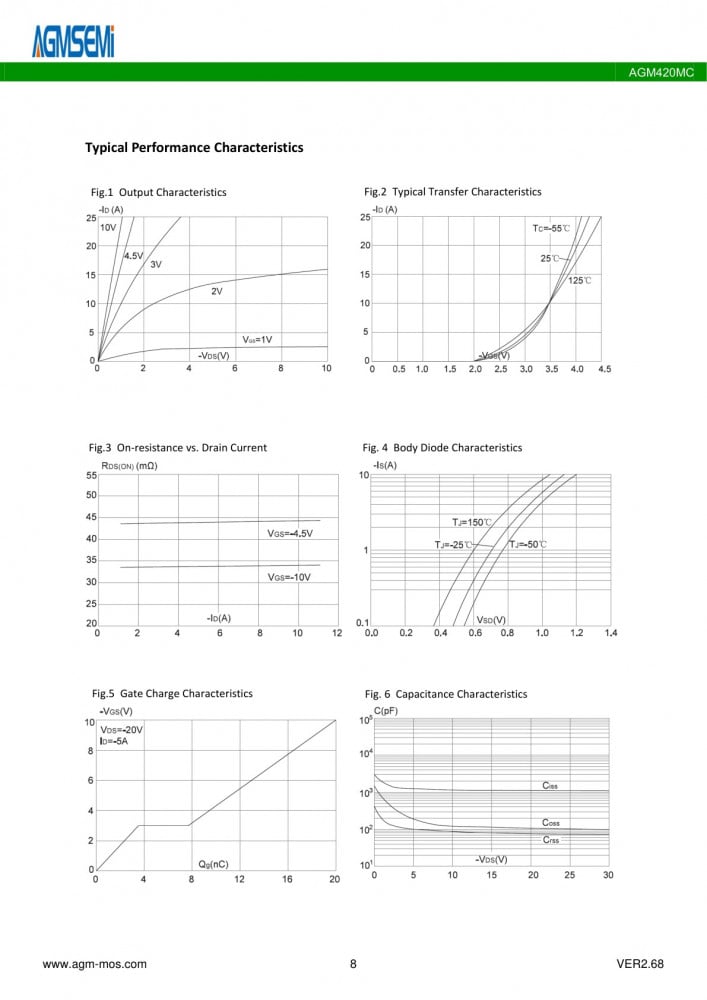 AGM420MC datasheet page 8