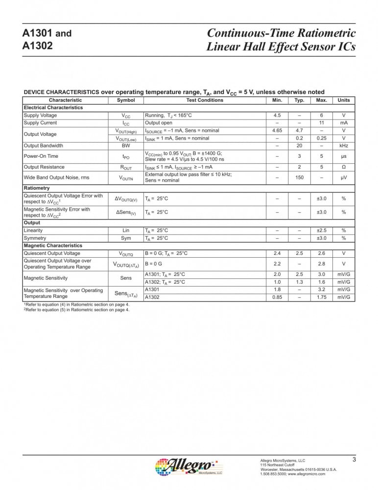 A1302ELHLT-T datasheet page 4