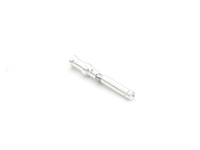 Heavy-Duty Turned Crimp Contact for 10A Inserts and Modules, Female, Gold (Au) Plated Copper Alloy, 0.75mm² (18 AWG), 100 per Bag