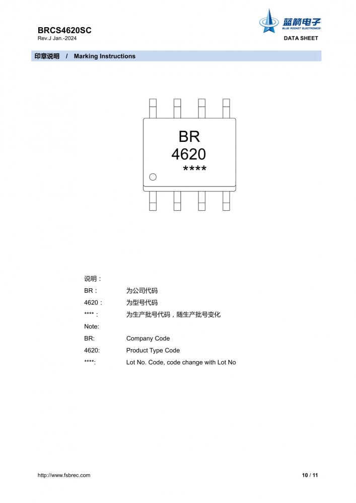 BRCS4620SC datasheet page 10