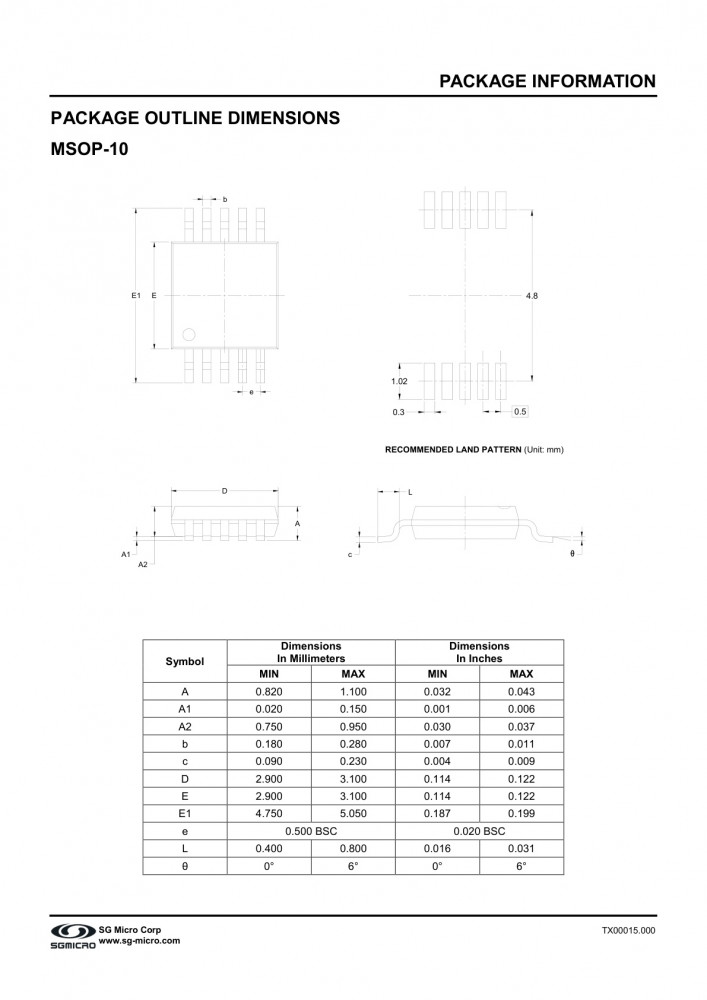 SGM8904 datasheet page 7