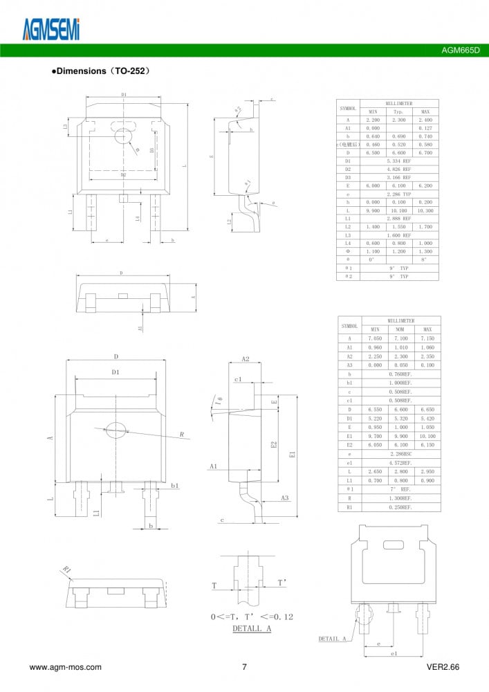 AGM665D datasheet page 7