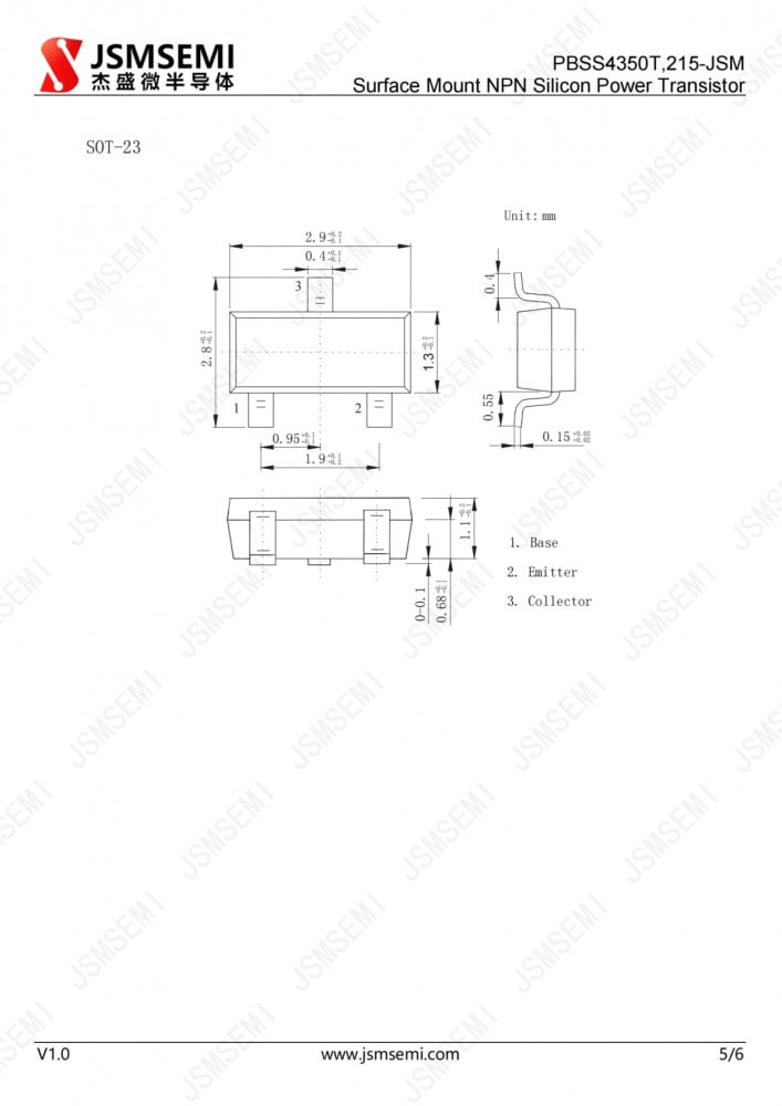 PBSS4350T,215-JSM datasheet page 5