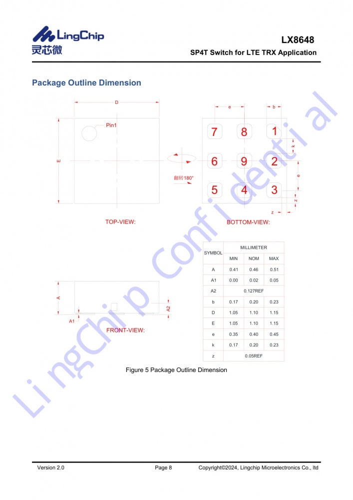 LX8648 datasheet page 8
