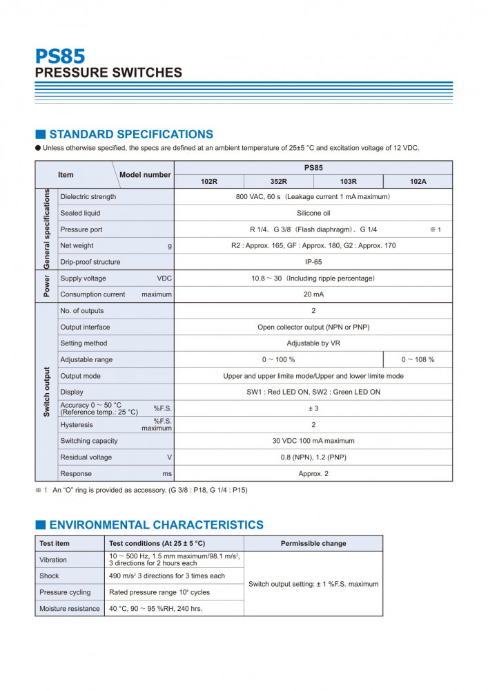 PS85 technical document page 3