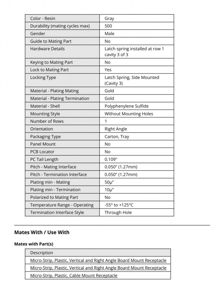 Technical document page 2 for MA-191-003-323-A0300