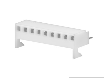 KK 254 PC Board Connector, Right-Angle, End-to-End Stackable, 0.38µm Gold (Au) Plating, 2 Circuits