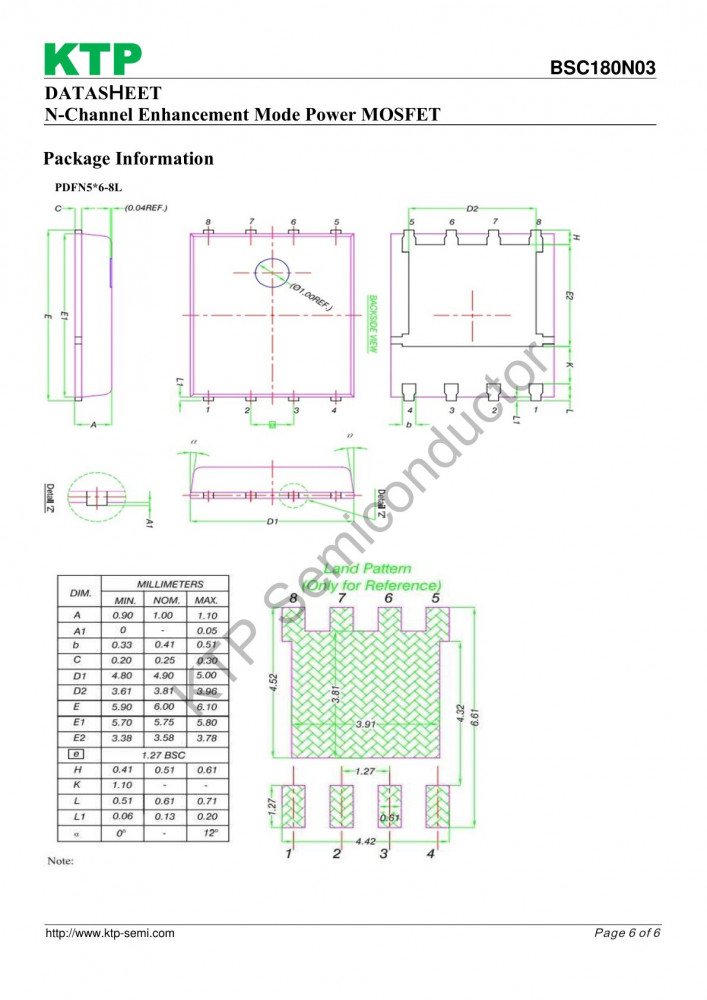 BSC180N03 datasheet page 6