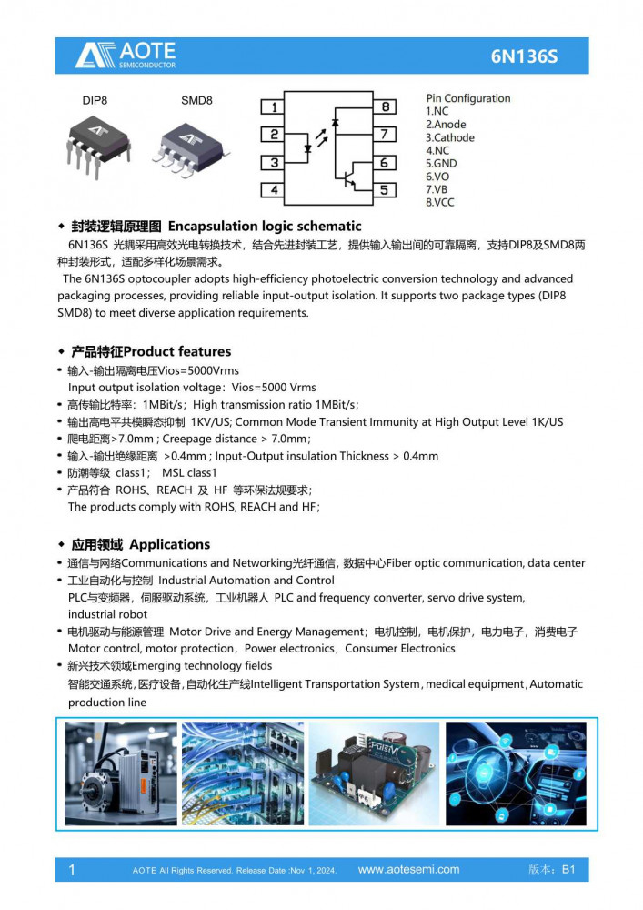 6N136S datasheet page 2