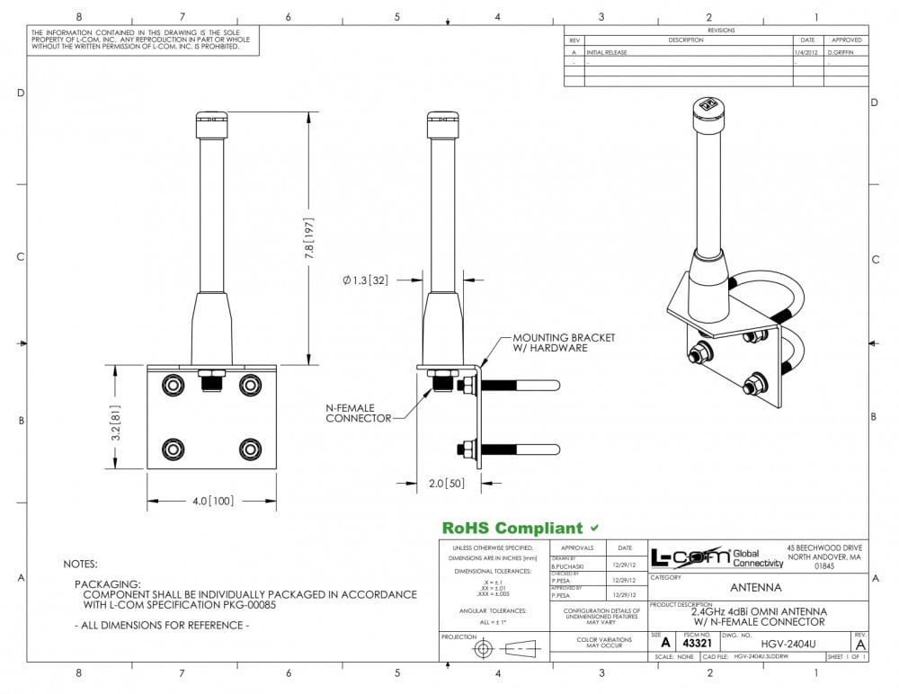 HGV-2404U technical document preview
