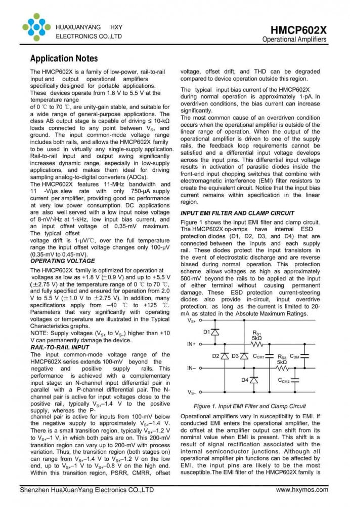HMCP602X datasheet page 8
