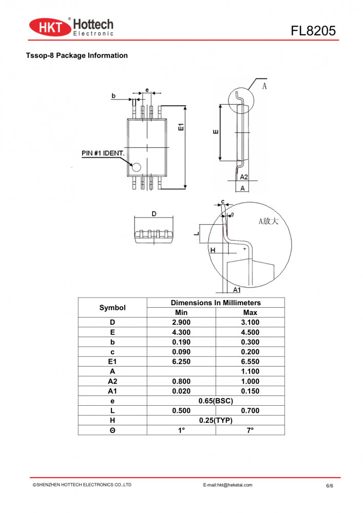 FL8205 datasheet page 6