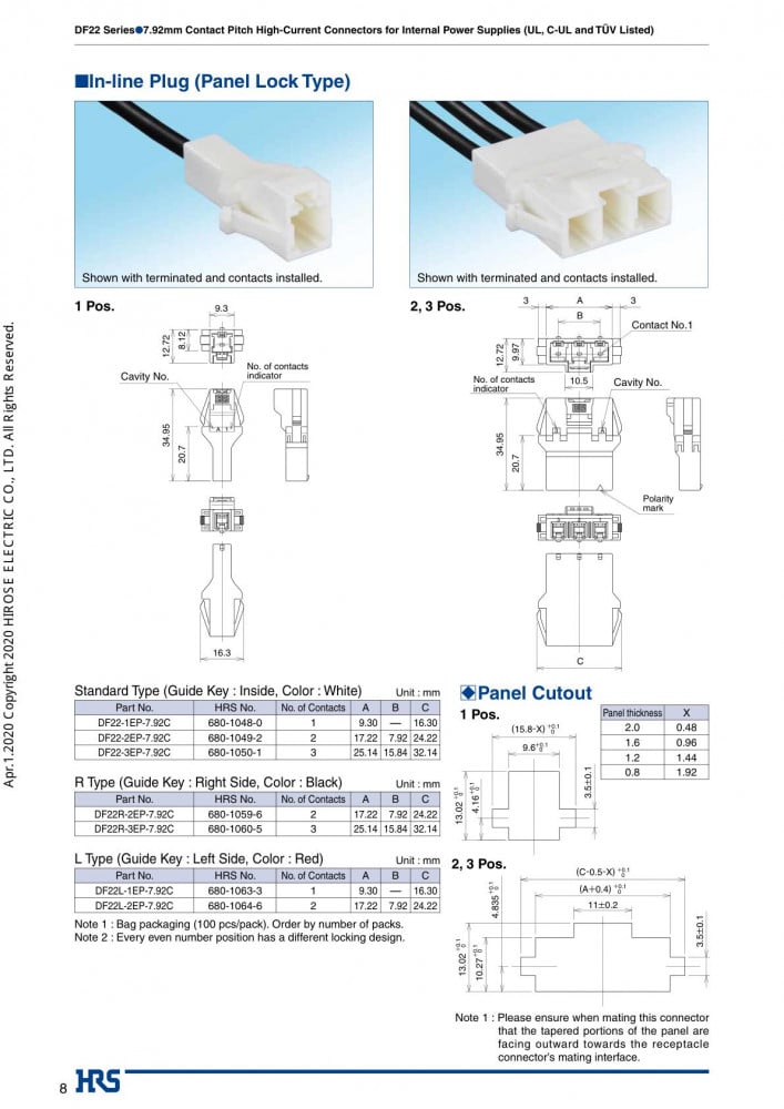 HRS DF22 catalog page 8