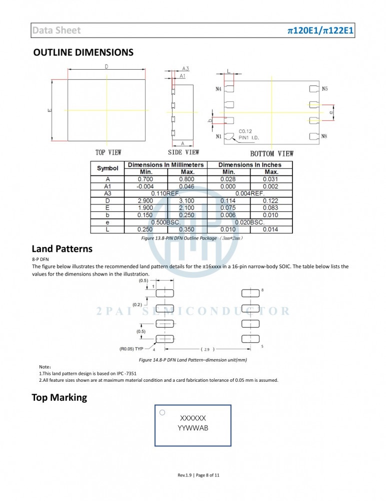 π120E10 datasheet page 8