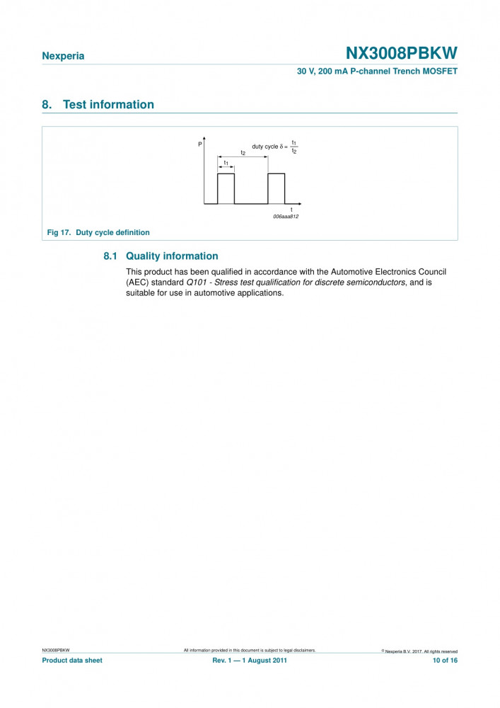 NX3008PBKW datasheet page 10