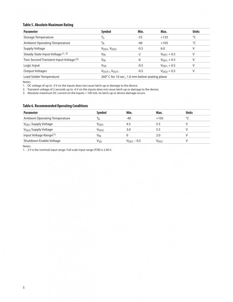 ACPL-C87H datasheet page 5