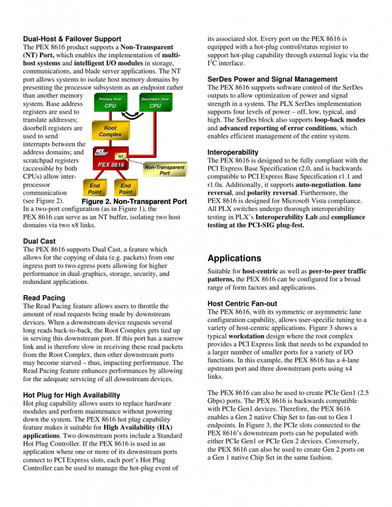 PEX8616 technical document page 2