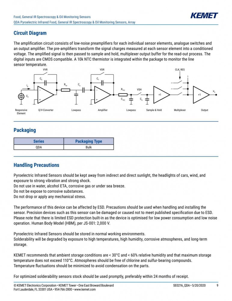 KEMET QDA datasheet page 9
