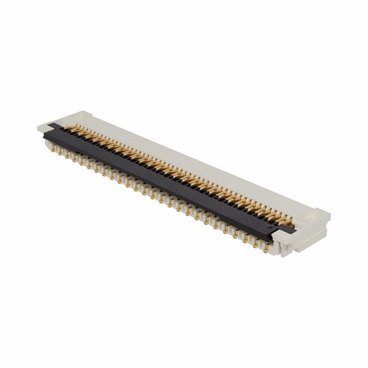 Easy-On FPC Connector, 0.25mm Pitch, 1.00mm Mated Height, Right-Angle, Surface Mount, Bottom Contact Style, with Extended Actuator, 51 Circuits, Halogen-Free, 6000 Pieces per Reel for sale