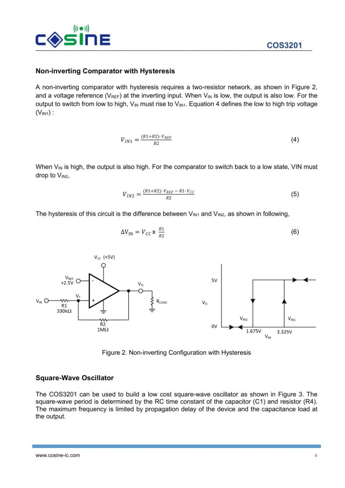 COS3201 datasheet page 6