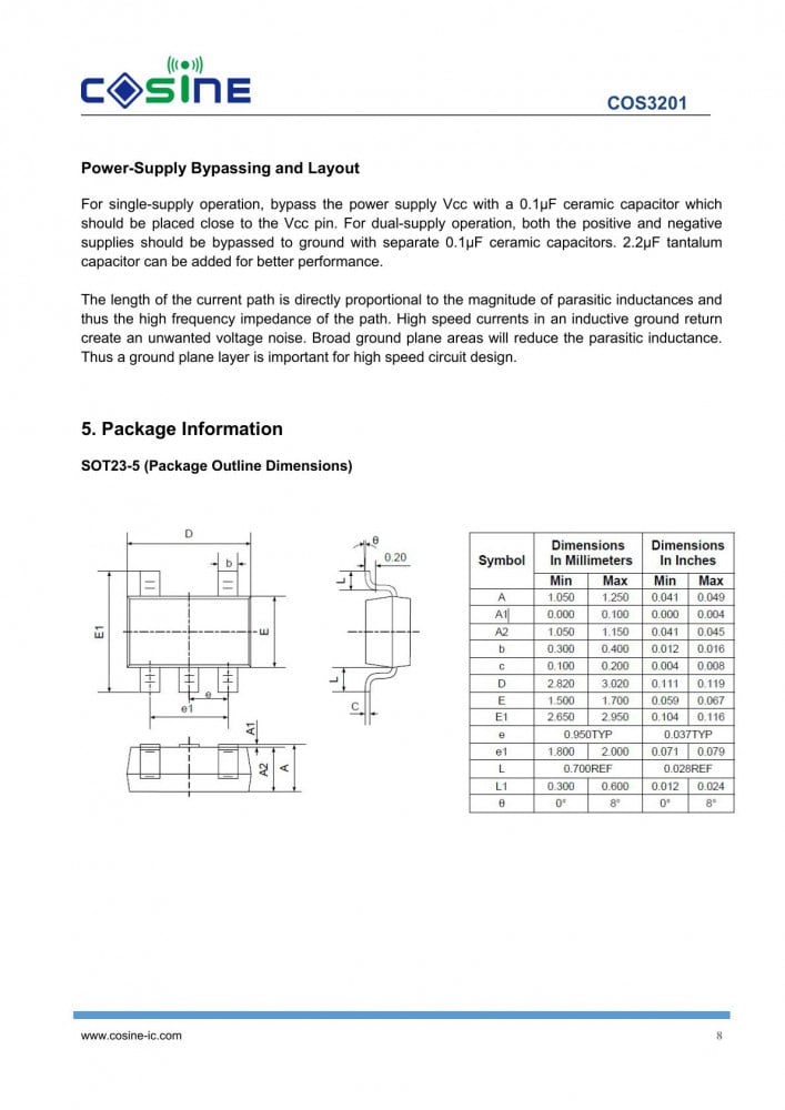 COS3201 datasheet page 8