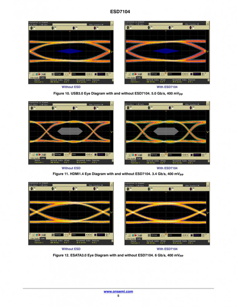 ESD7104MUTAG datasheet page 5