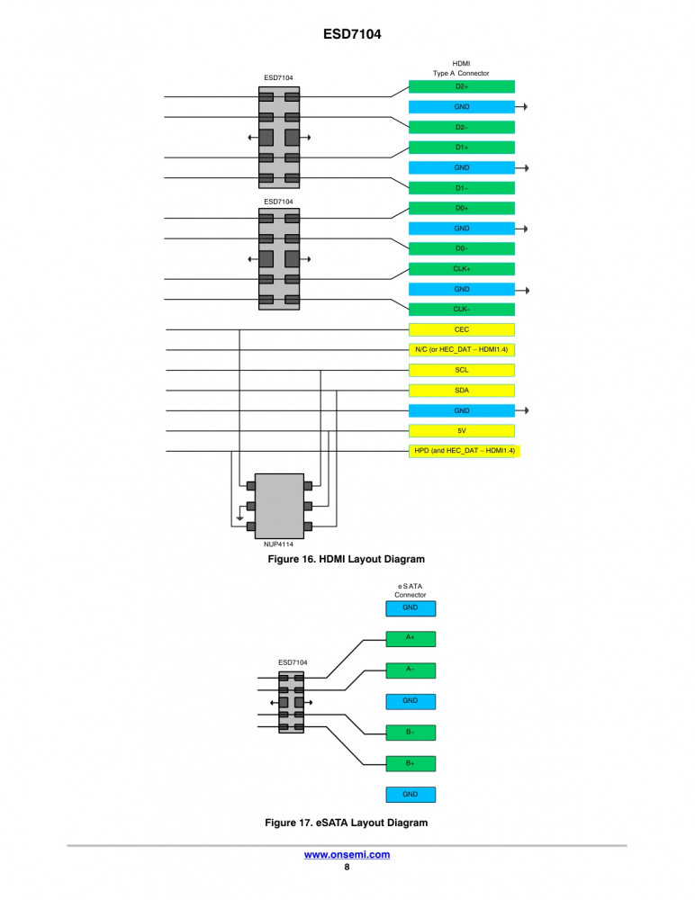 ESD7104MUTAG datasheet page 8
