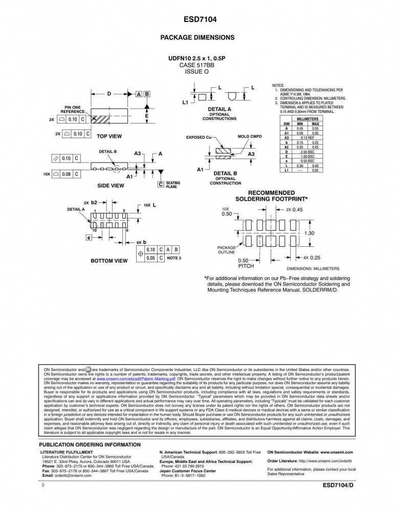 ESD7104MUTAG datasheet page 9