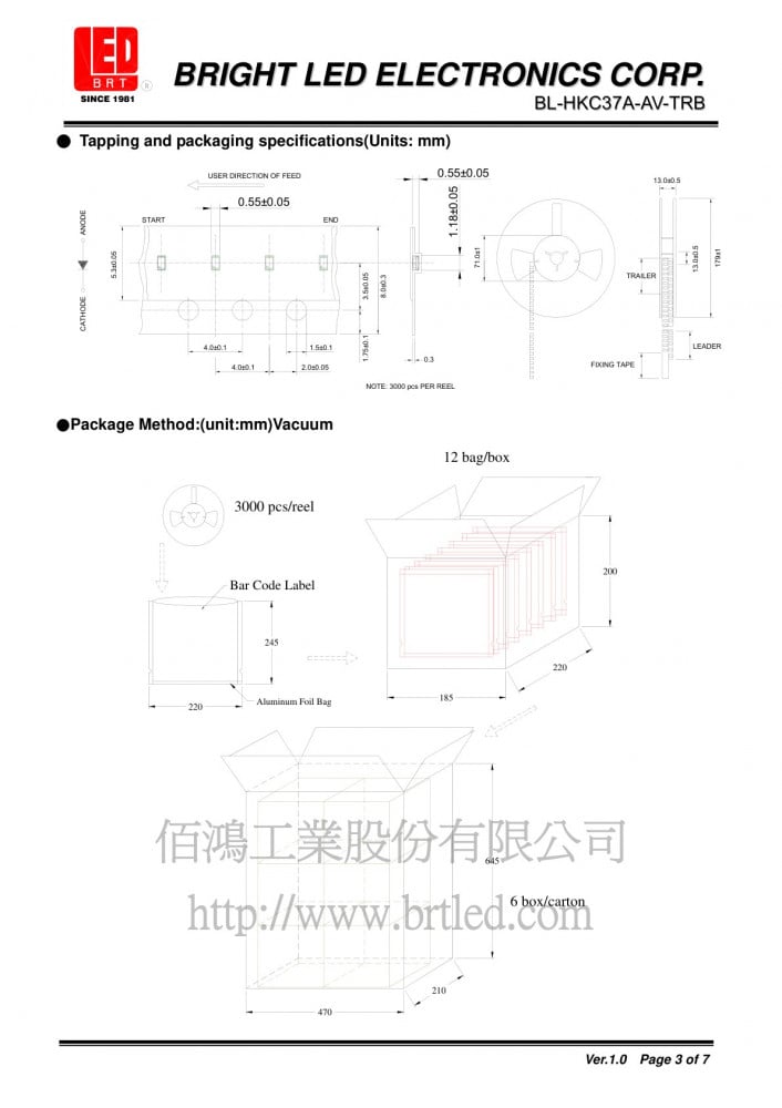 BL-HKC37A-AV-TRB datasheet page 4