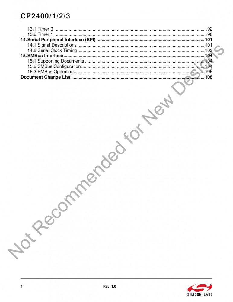CP2400-GM datasheet page 4