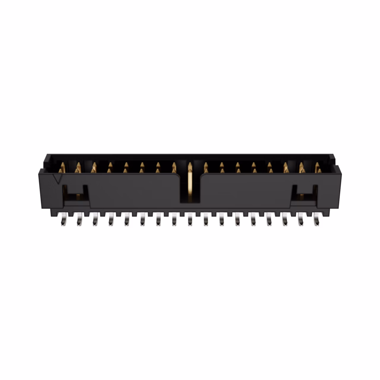 2.00mm Pitch, Milli-Grid PCB Header, Dual Row, Vertical, Surface Mount, Shrouded, 34 Circuits, 0.05µm Gold (Au) Plating, Dual Side Slots, Dual Friction Locks, Center Polarization, Tube for sale
